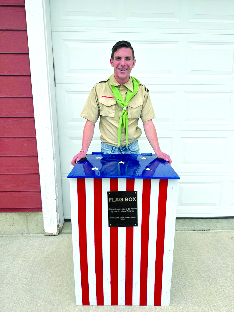 Eagle Project brings flag retirement boxes to Star Valley – SVI-NEWS