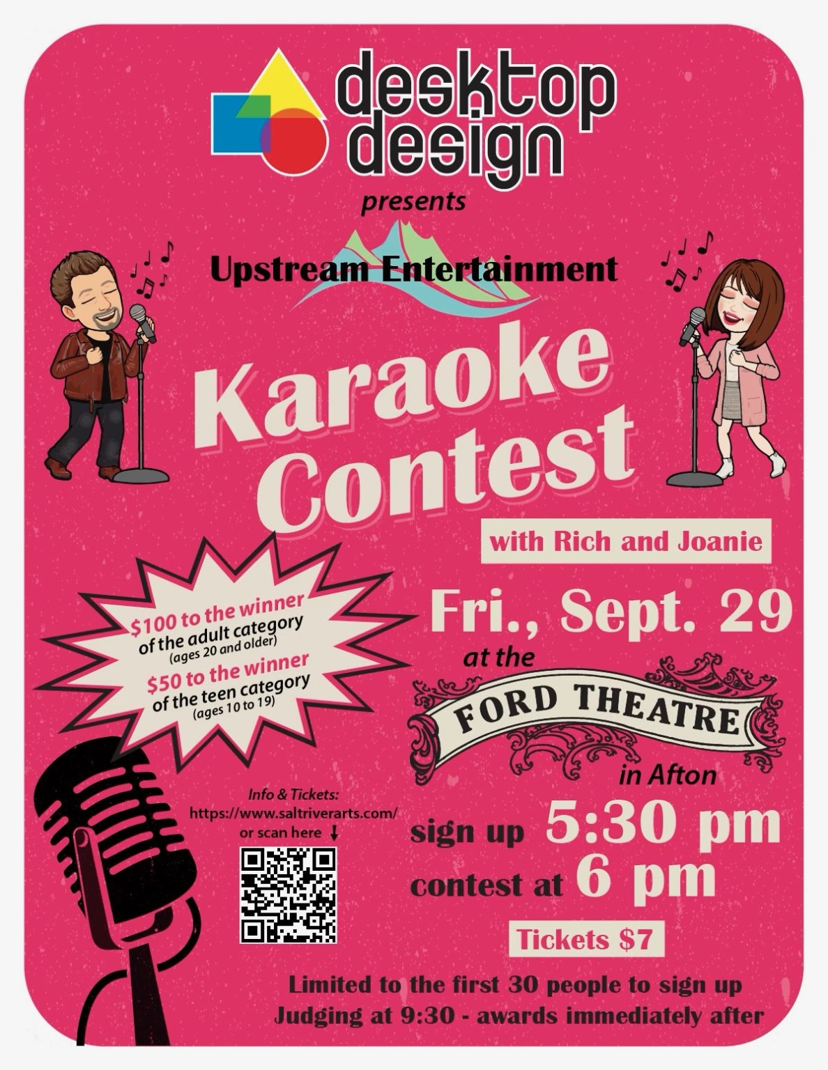Ford Theatre hosts karaoke contest this Friday – SVI-NEWS