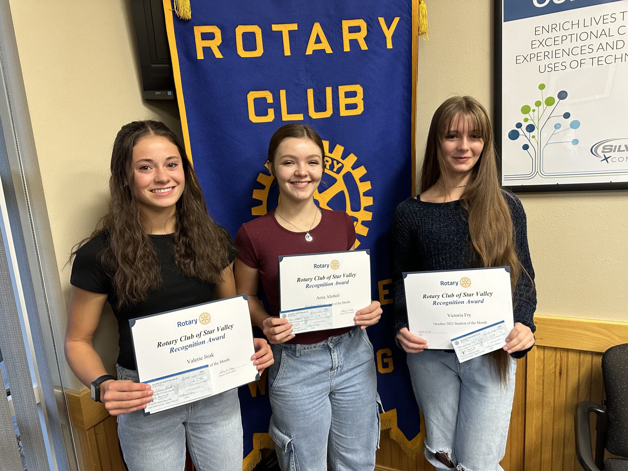 Rotary honors Altobell, Jirak and Fry in October – SVI-NEWS