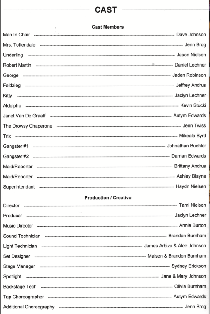 (Photo Gallery) – “The Drowsy Chaperone” lights up Ford Theatre – SVI-NEWS