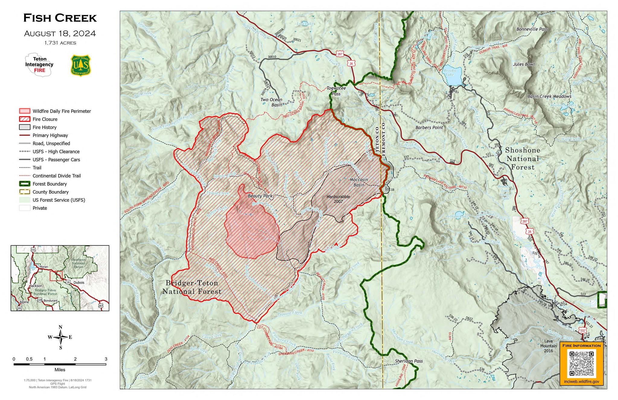 Bridger-Teton National Forest battling multiple fires – SVI-NEWS