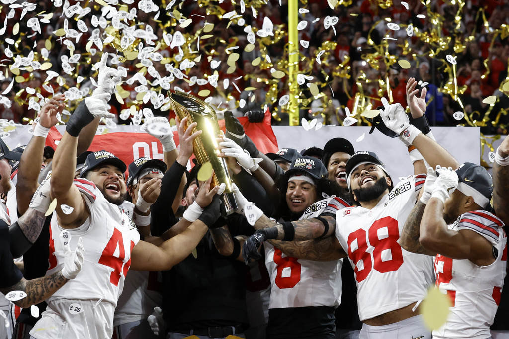 Ohio State wins 1st national title since 2014, outlasting Notre Dame 34 ...