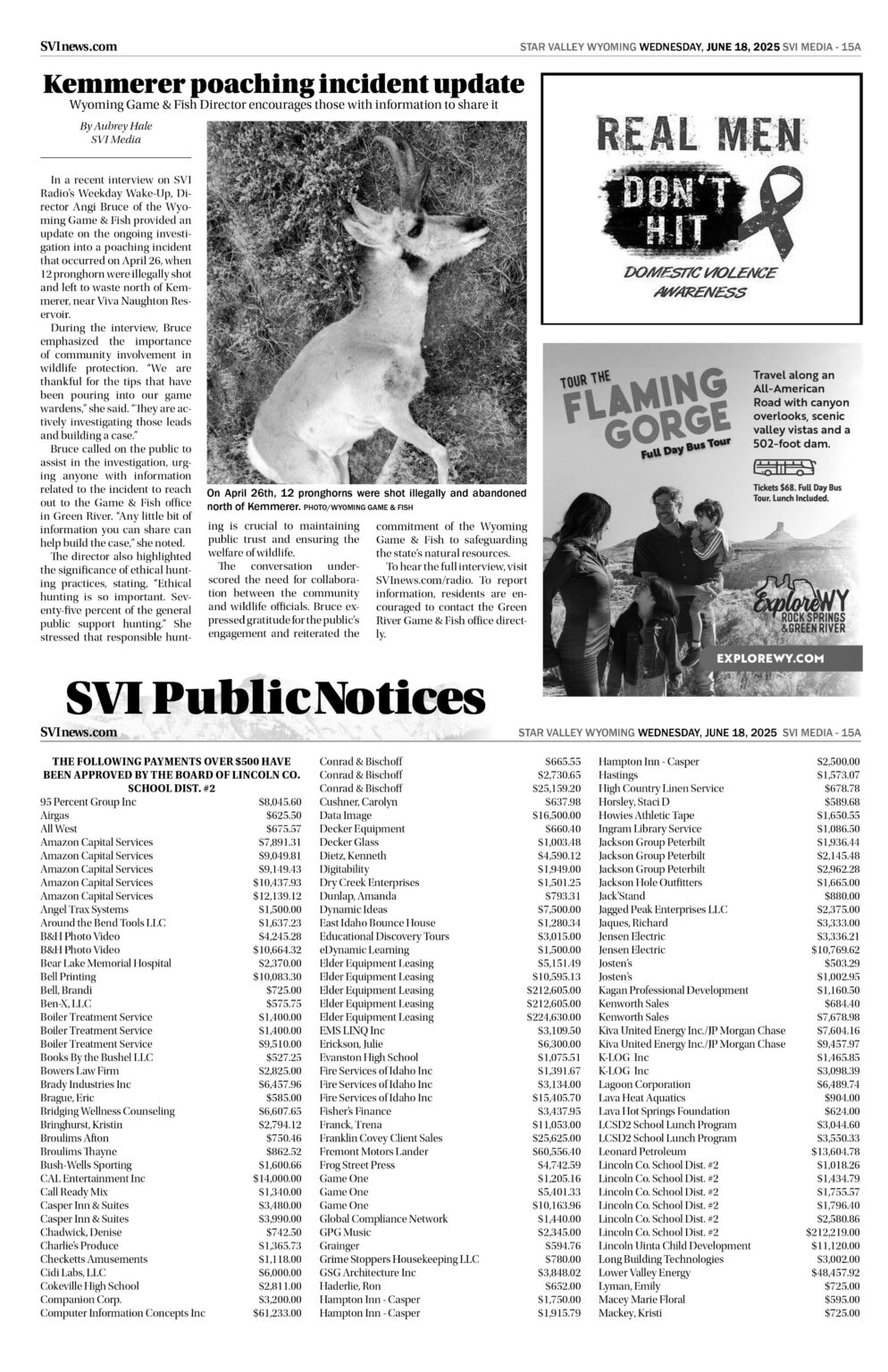 June 18, 2025 Star Valley Independent Public Notices – SVI-NEWS