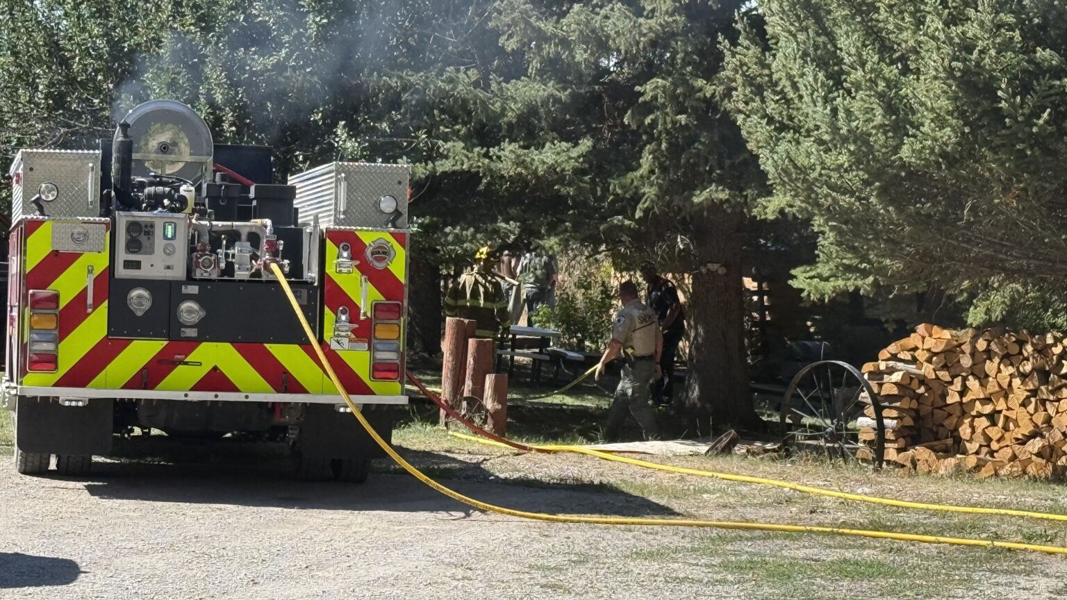 Brush fire in Grover contained by Afton Fire Department – SVI-NEWS