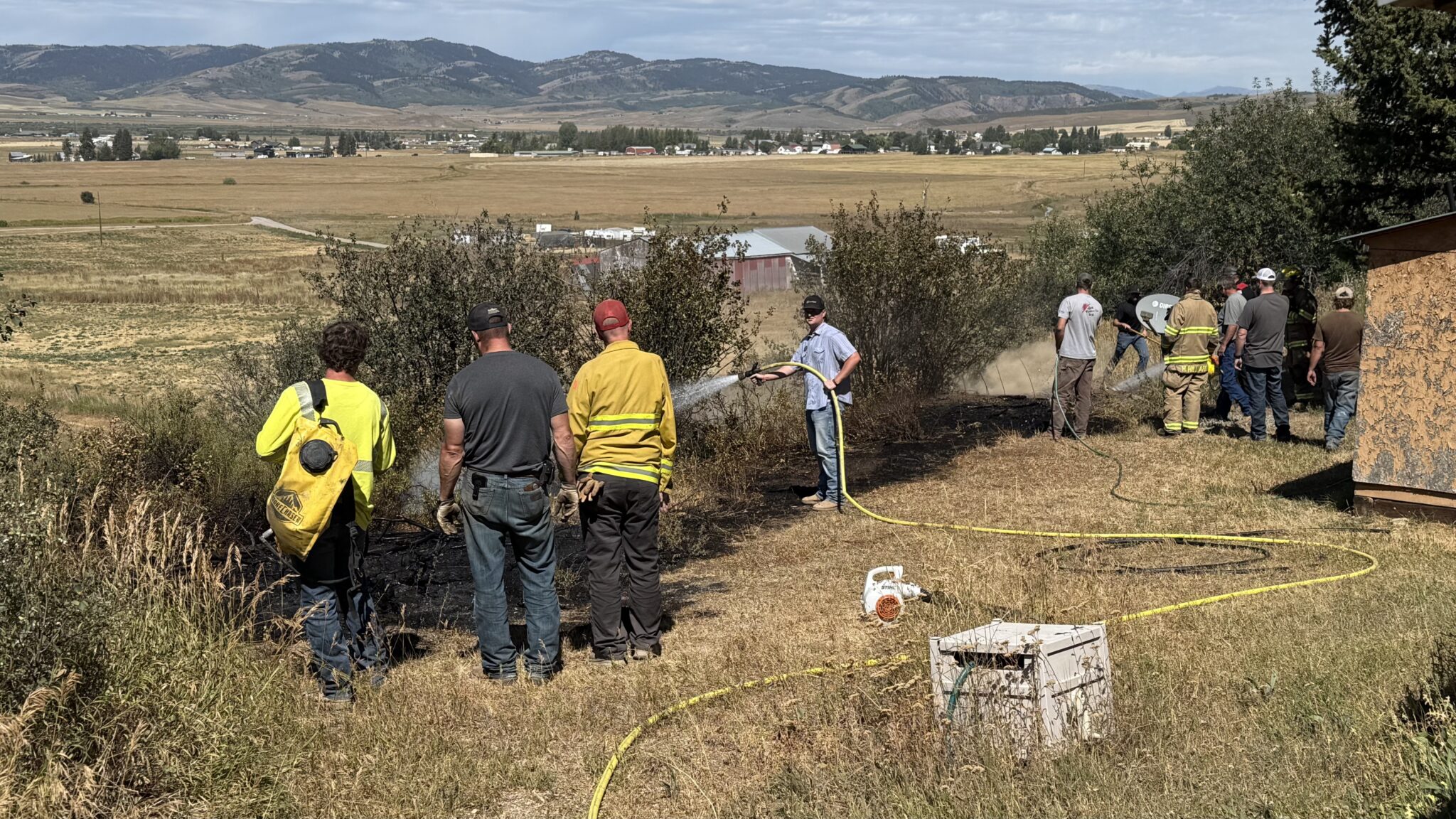 Brush fire in Grover contained by Afton Fire Department – SVI-NEWS