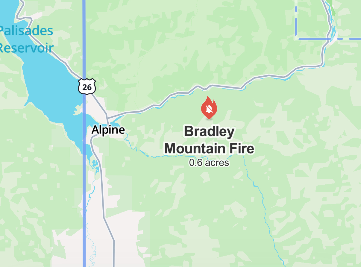 Small fire reported east of Alpine near Snake River Canyon – SVI-NEWS